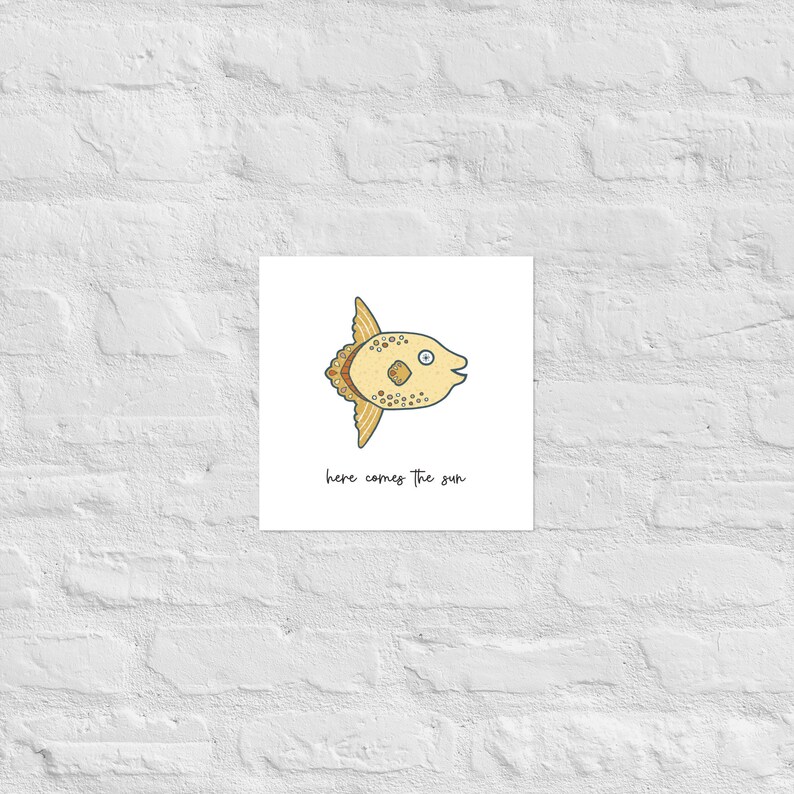 Sunfish ART PRINT - Etsy