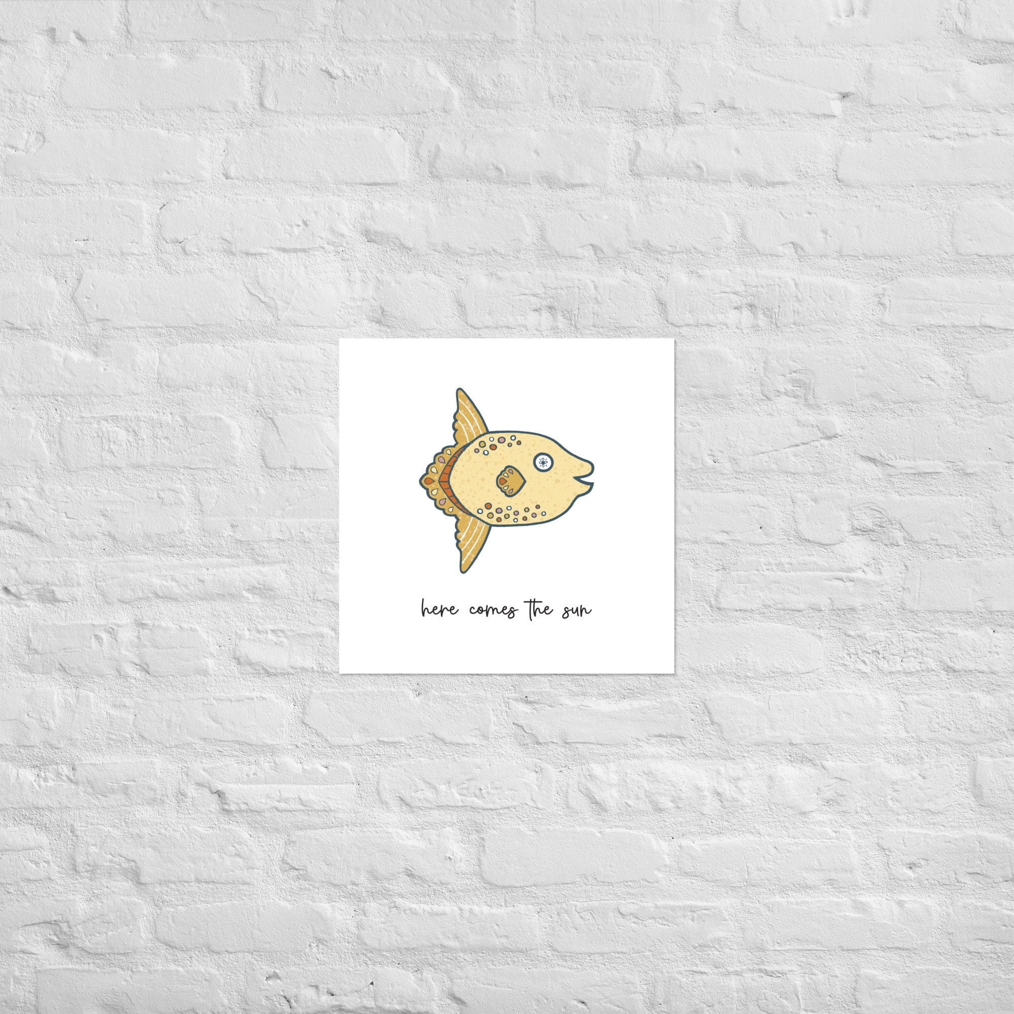 Sunfish ART PRINT - Etsy