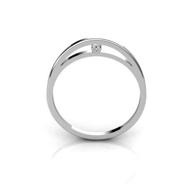 White Gold Ring - Etsy