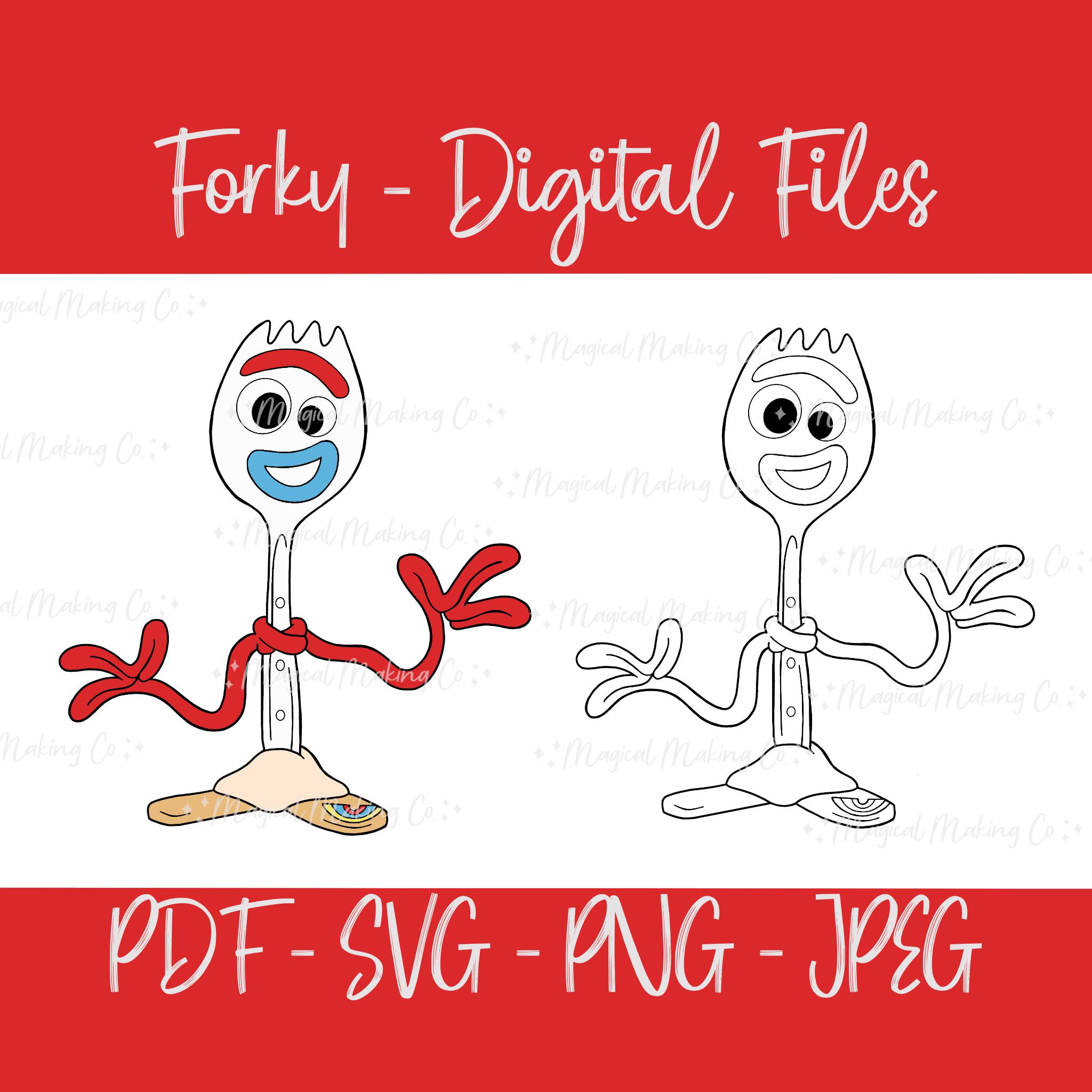 Toy Story 4 Forky Coloring Pages For Kids Kids Printable