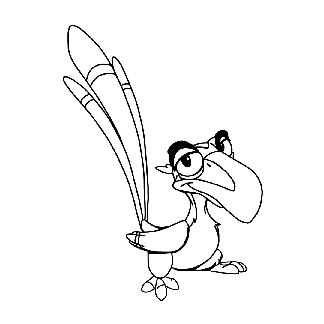 Zazu the Lion King Digital Files Svg/pdf/png/jpeg the - Etsy