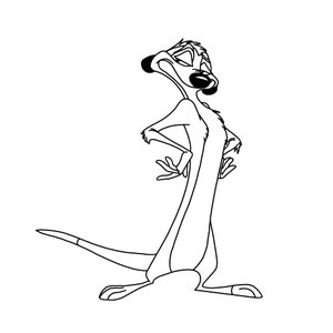 Timon the Lion King Digital Files Svg/pdf/png/jpeg the Lion King ...