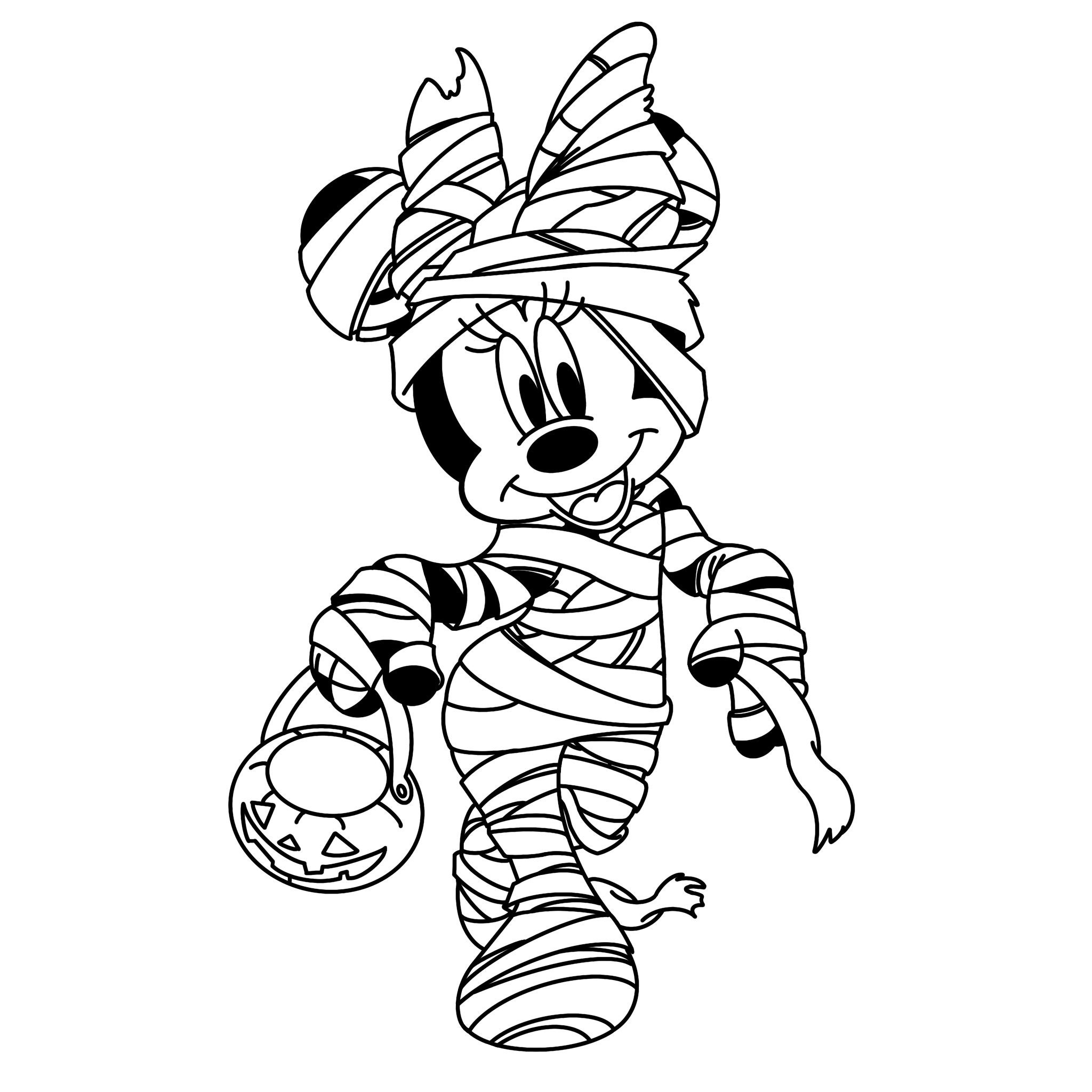Halloween Minnie Mouse Mummy Digital Files Svg/png/pdf/jpeg - Etsy