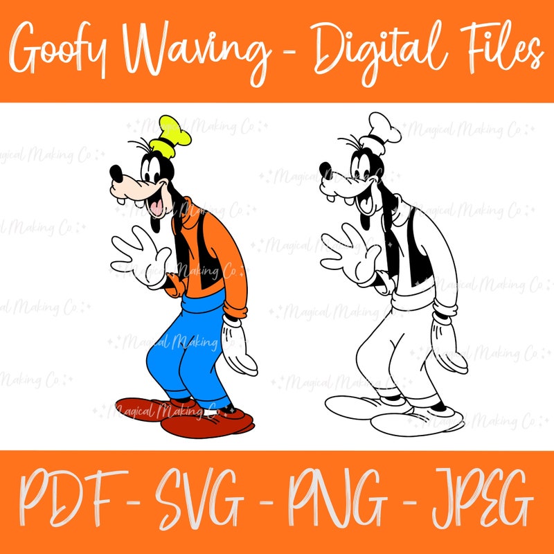Goofy Svg - Etsy