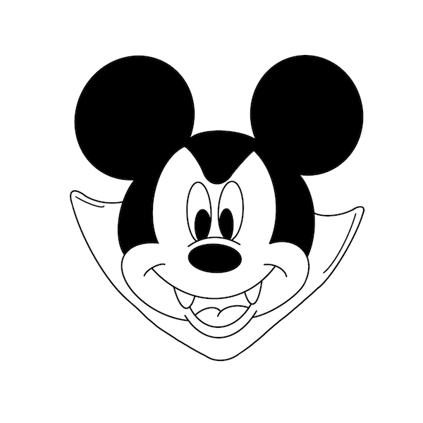 Vampire Mickey Mouse - Etsy