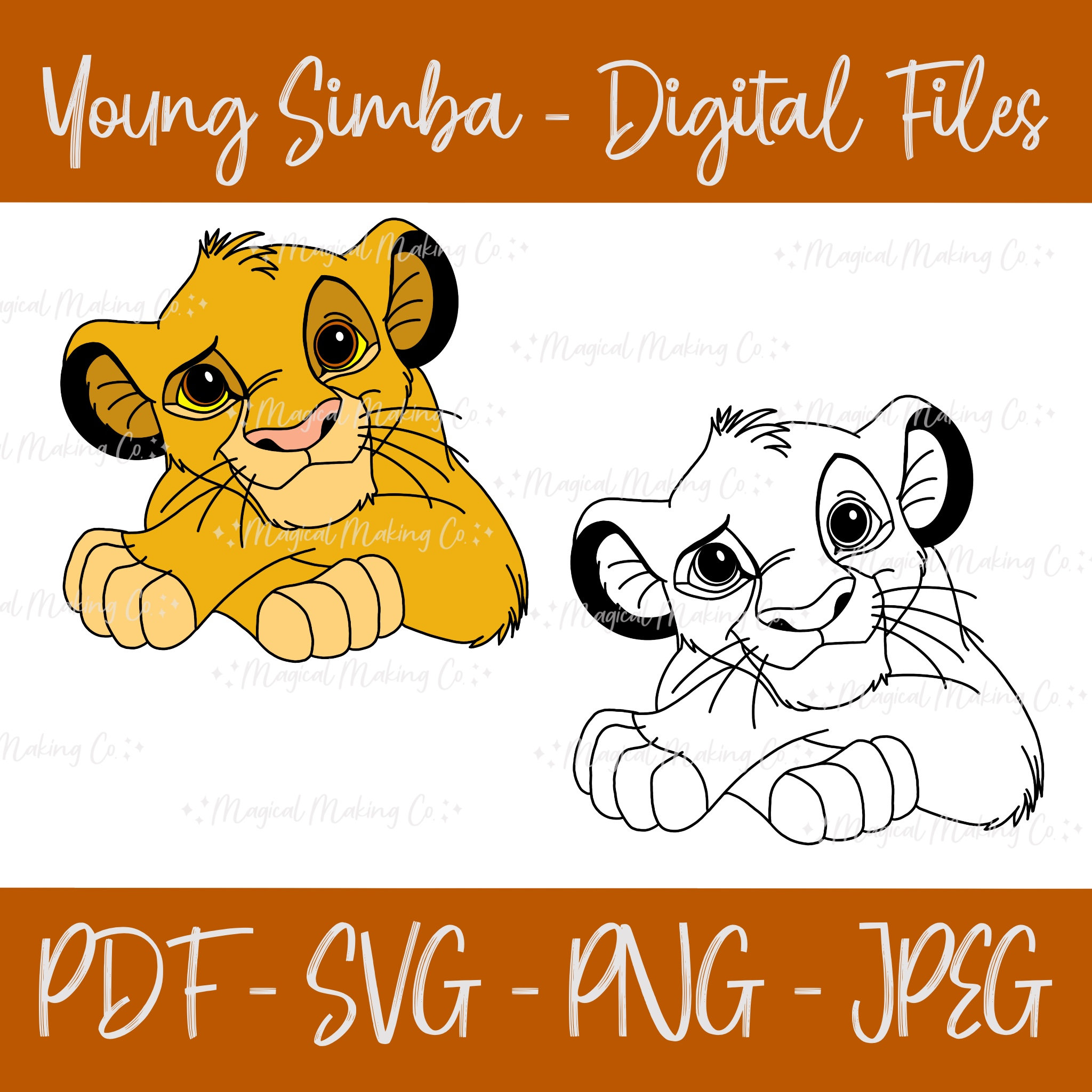 Lion King Baby Simba Printables