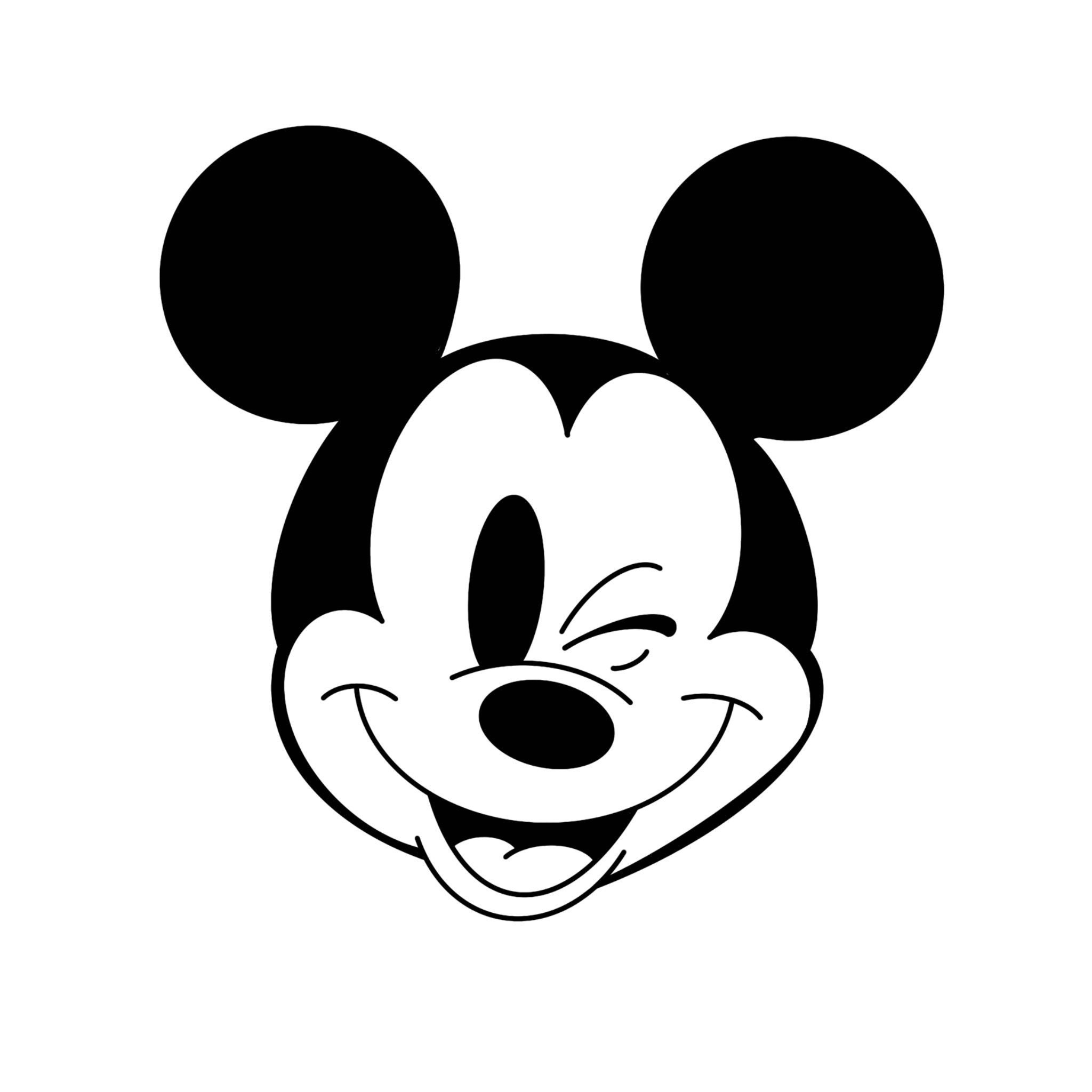 Winky Mickey Mouse Digital Files Svg/png/pdf/jpeg - Etsy