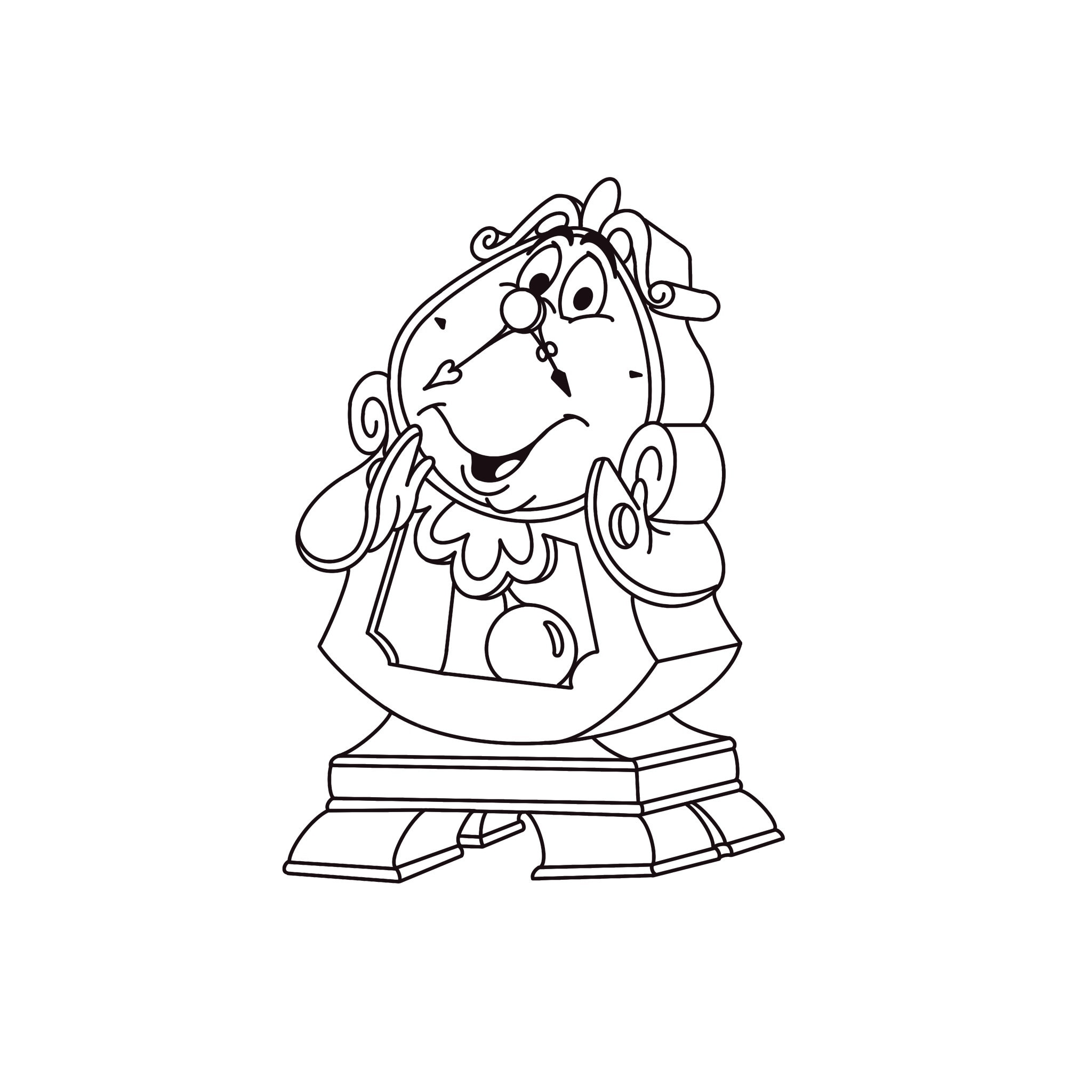 Cogsworth Beauty And The Beast