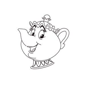 Mrs. Potts Beauty and the Beast Svg/png/pdf/jpeg Digital - Etsy
