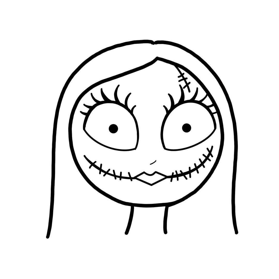 Sally Profile Digital Files (the Nightmare Before Christmas) - Svg/pdf ...