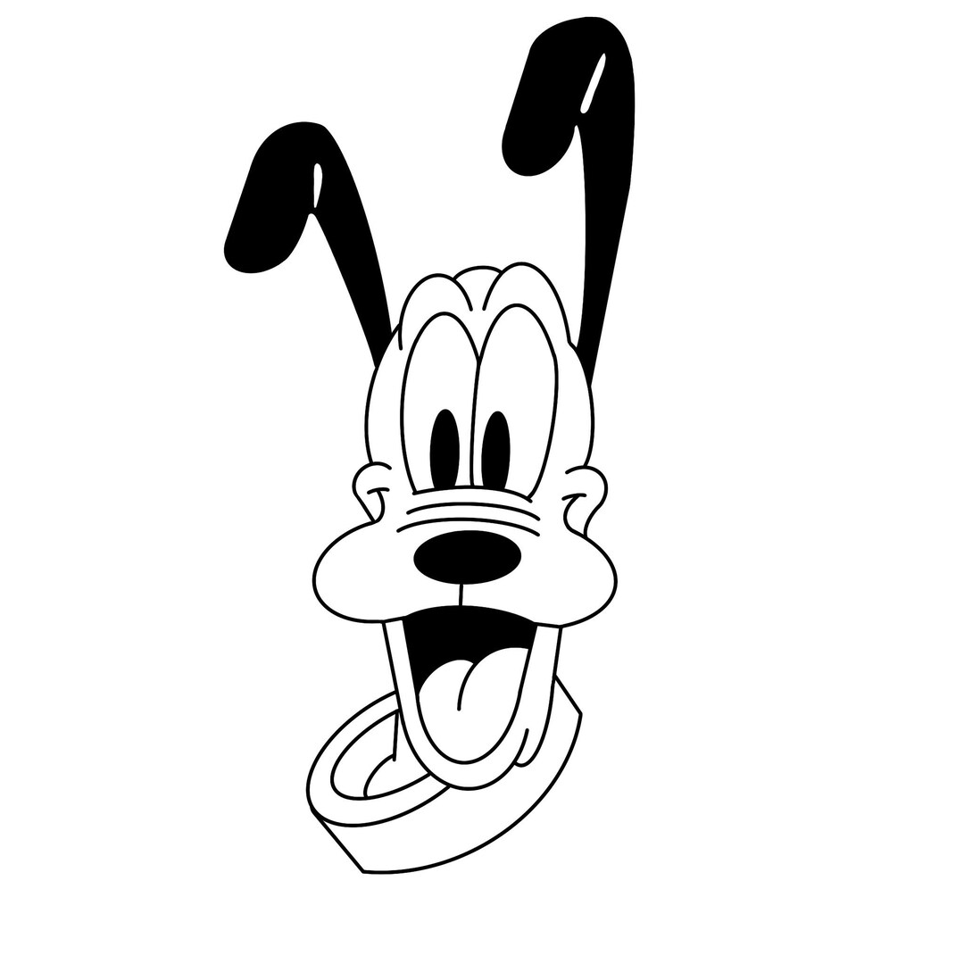 Pluto Face SVG File - Etsy