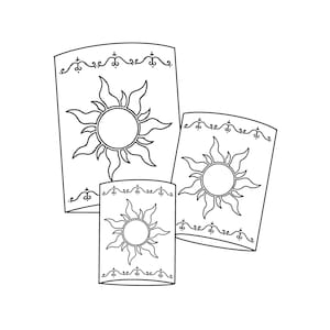 Tangled Lanterns tangled Digital Files Svg/pdf/png/jpeg Princess ...