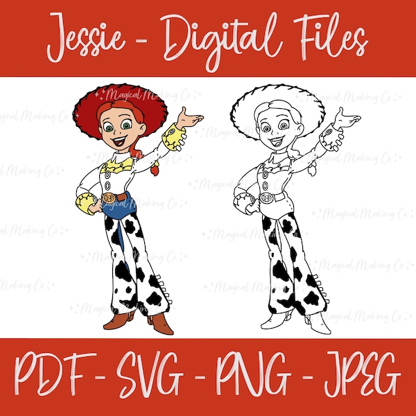 Jessie Toy Story Svg - Etsy