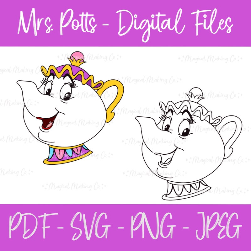 Mrs Potts - Etsy