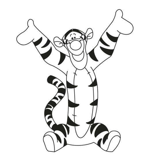 Tigger Svg/png/pdf/jpeg - Etsy Canada