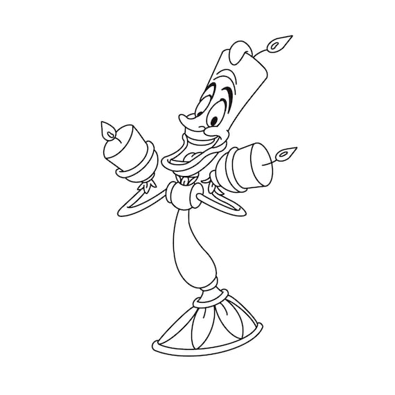 Beauty And The Beast Lumiere Drawing