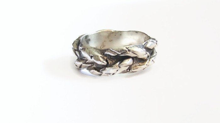 Woven Knot Ring, Braid Ring, Chunky Ring, Woven Ring,knot Ring,boho ...