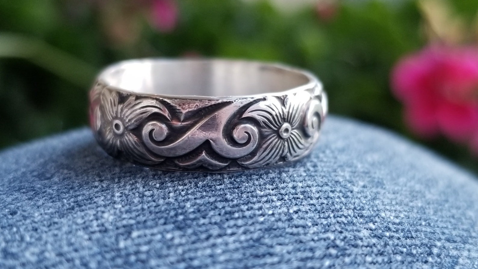 Thumb Ring Large Ring Wide Ring Smooth Plain Design High - Etsy