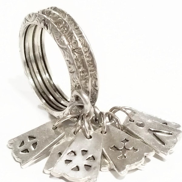 Latvian 7 Day Ring - Etsy