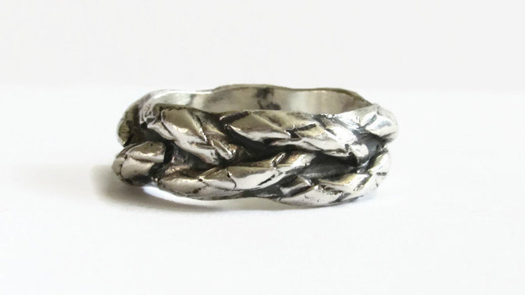 Woven Knot Ring, Braid Ring, Chunky Ring, Woven Ring,knot Ring,boho ...