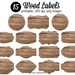Rustic Wood Labels Digital Brown Wooden Labels Printable - Etsy Canada