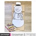 Snowman Paper Bag Puppet Template, Printable Puppets for Kids, Winter ...