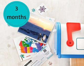 Pen Pal Art Kit Set of Collaborative Activity Cards for Kids - Etsy