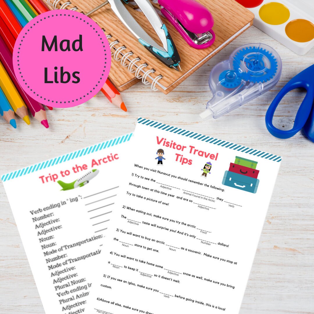 Mad Libs, Arctic Libs, Mad Libs Kids, Educational Games, Long Distance ...