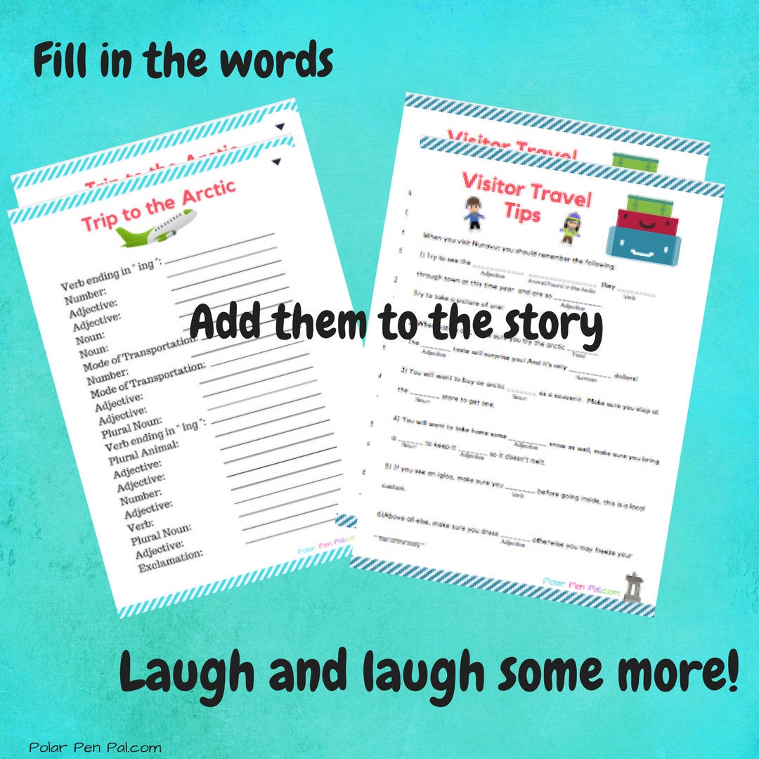 Mad Libs, Arctic Libs, Mad Libs Kids, Educational Games, Long Distance ...