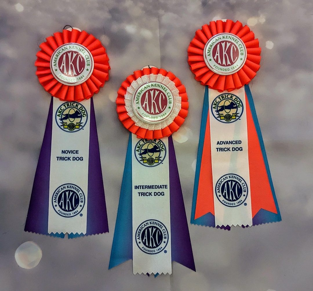 AKC Trick Dog Rosette *custom* - Etsy