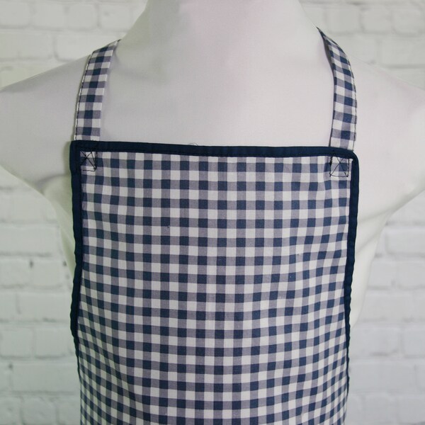 Gingham Check Apron - Etsy