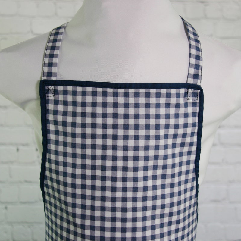 Navy Blue Apron - Etsy