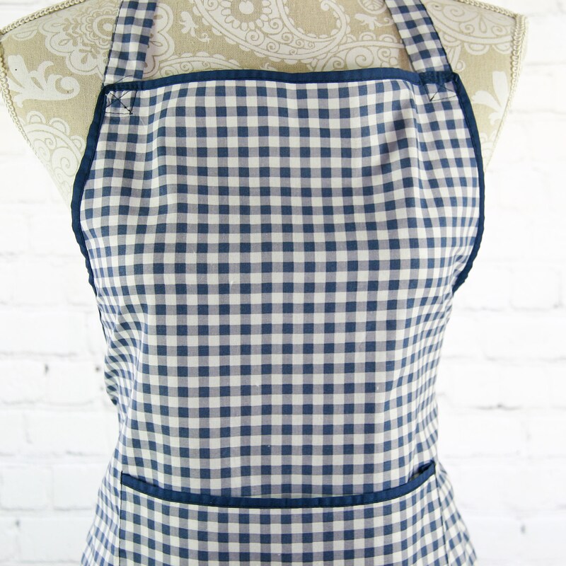Gingham Apron - Etsy