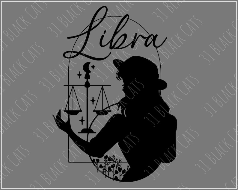 Libra Svg Png Zodiac Libra Scale Svg Png Zodiac Sign Svg - Etsy