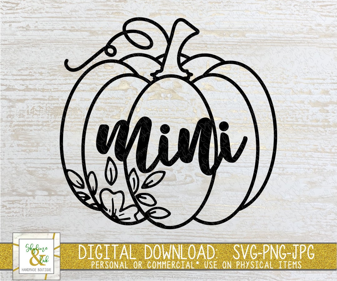 Mini Pumpkin SVG | Floral Pumpkin SVG | Mini Svg | Pumpkin Flower Svg ...