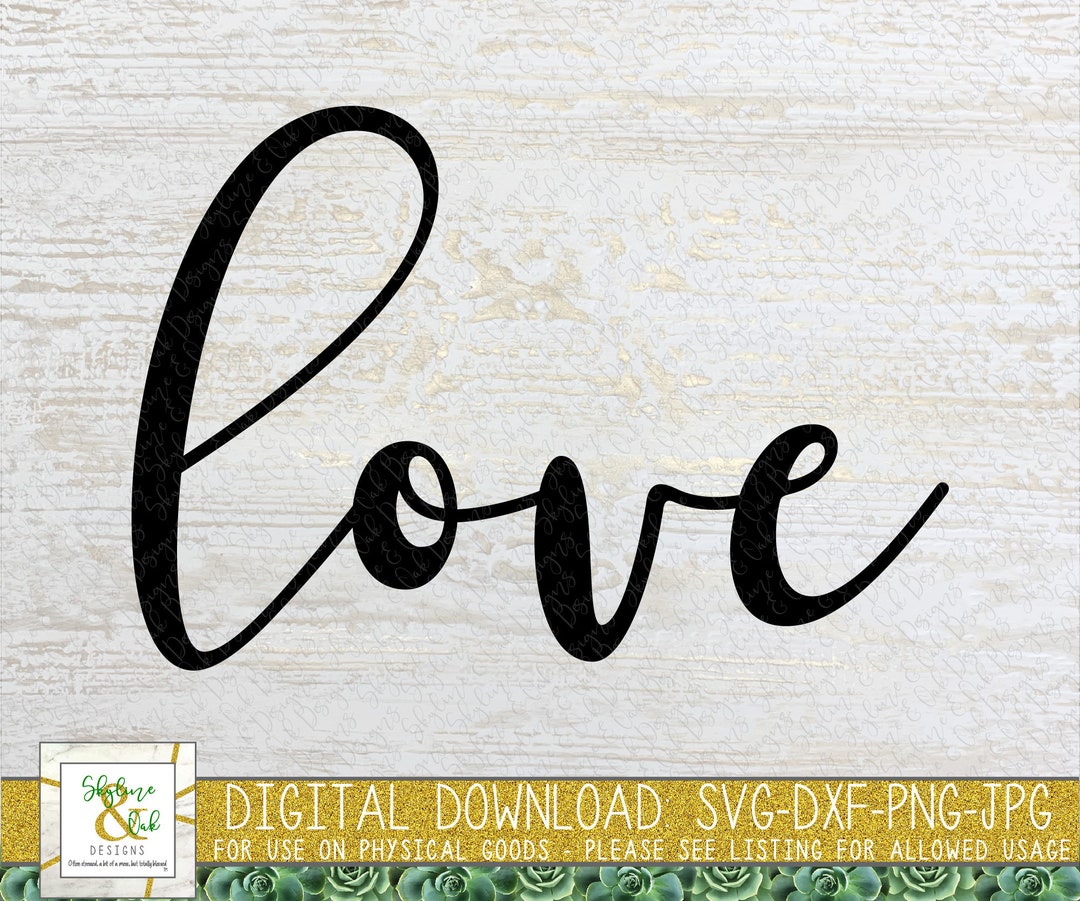 Love SVG PNG | Valentine's Svg Png | Love Cursive Svg Png | Svg for ...