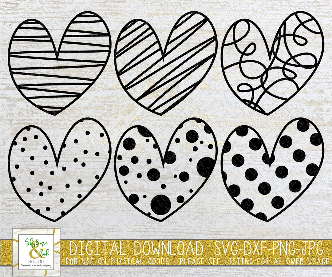 Doodle Heart SVG Hand Drawn Heart SVG Scribble Heart SVG - Etsy Canada