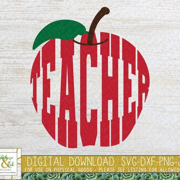 Apple Word Art - Etsy