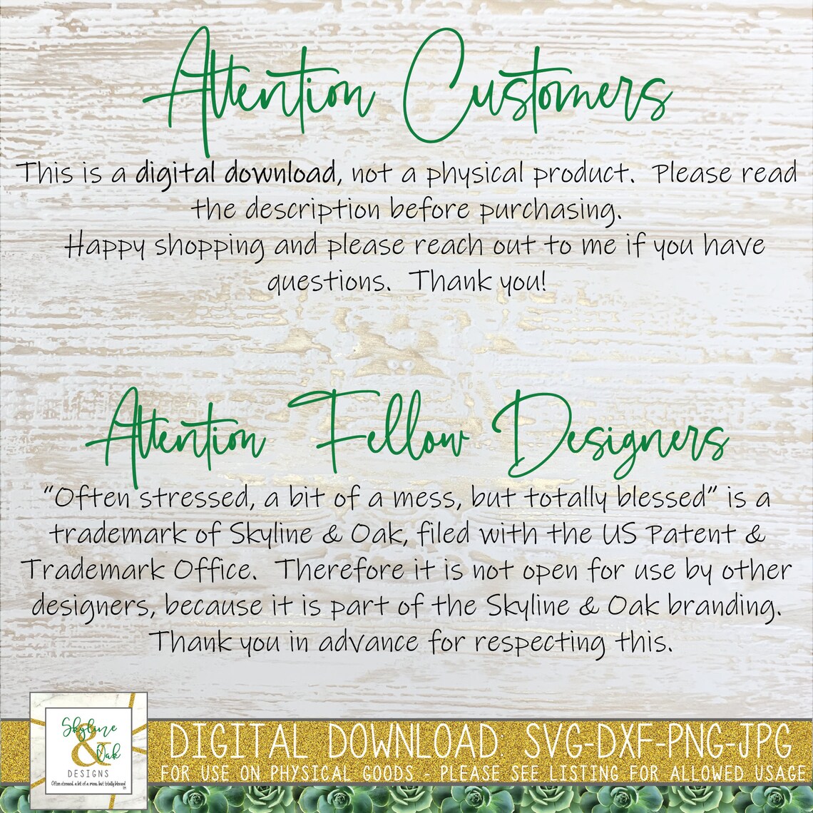 Often Stressed A Bit of A Mess but Totally Blessed Special | Etsy