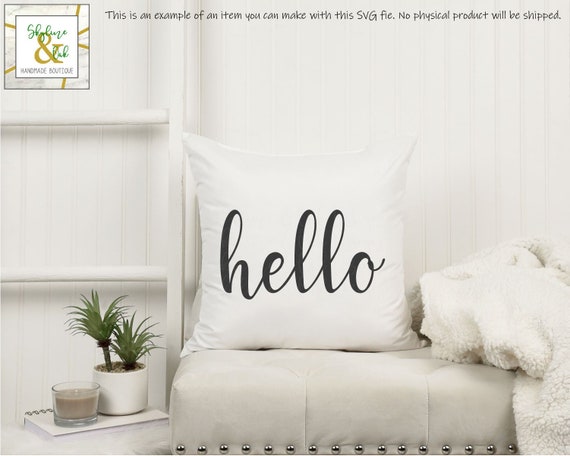 Hello SVG Hello Cursive SVG Hello Script SVG Hello Svg | Etsy