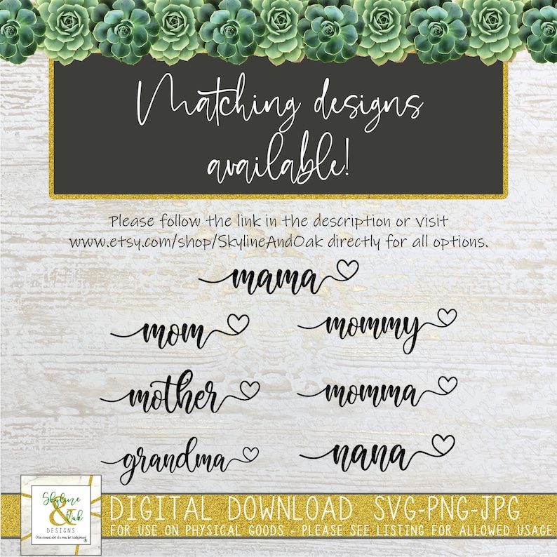 Nonni Heart SVG PNG | Nonni With Heart Svg | Mother's Day Svg for ...