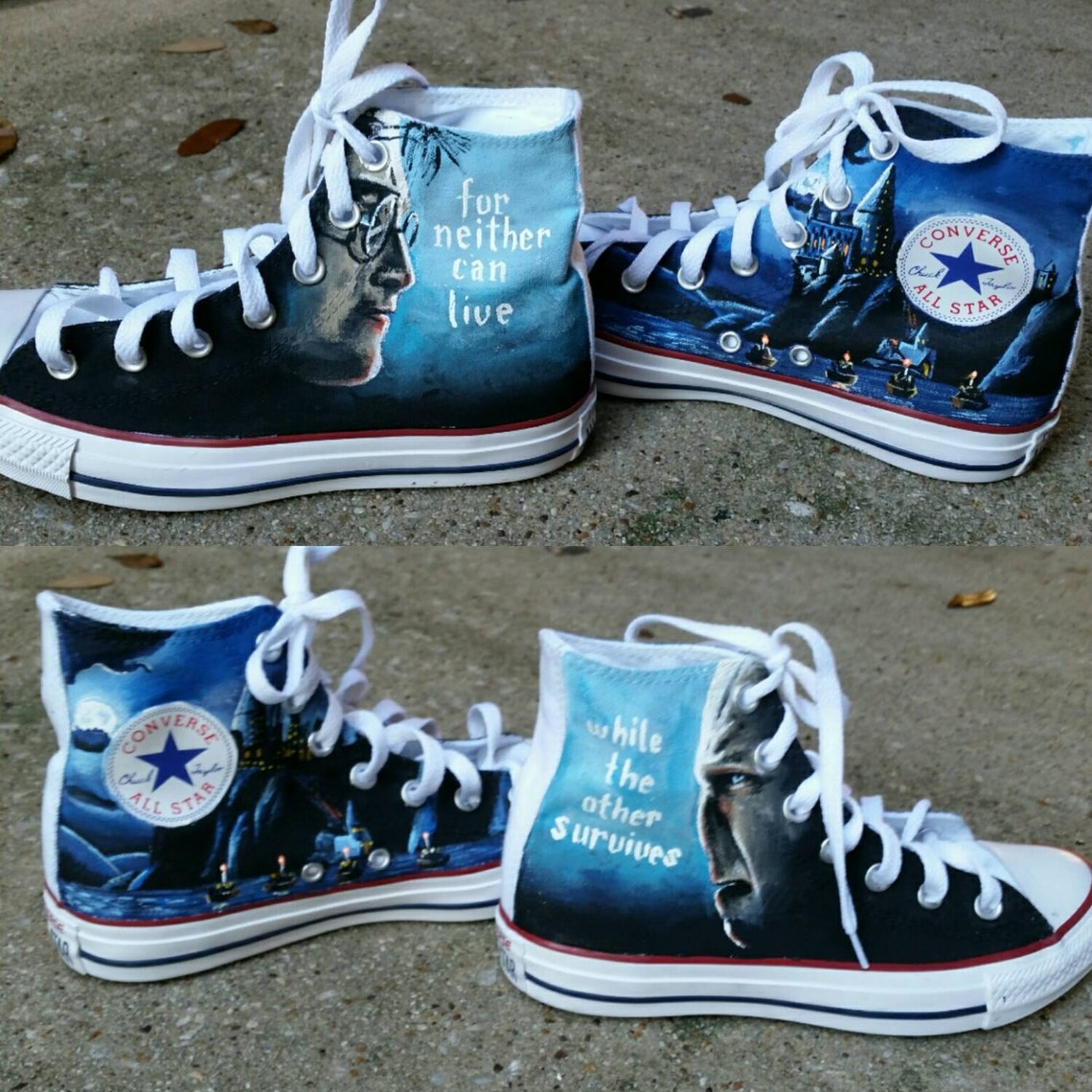 Hand Painted Converse : Your Choice of Characters | Etsy