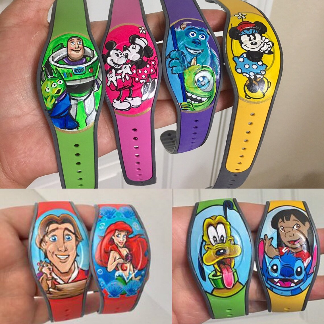 1 Hand Painted Magic Band: Your Character of Choice - Etsy