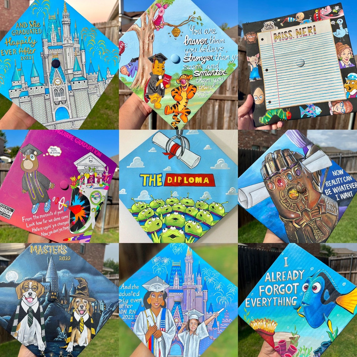 HAND PAINTED Graduation Cap - Etsy