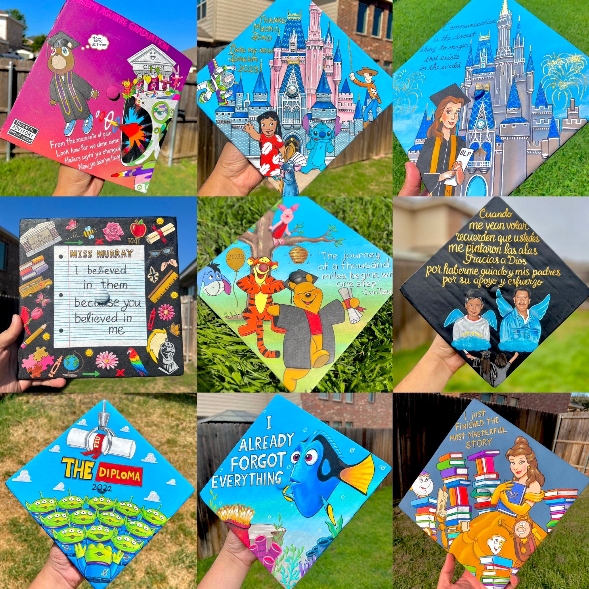 Decorated Graduation Caps 2022