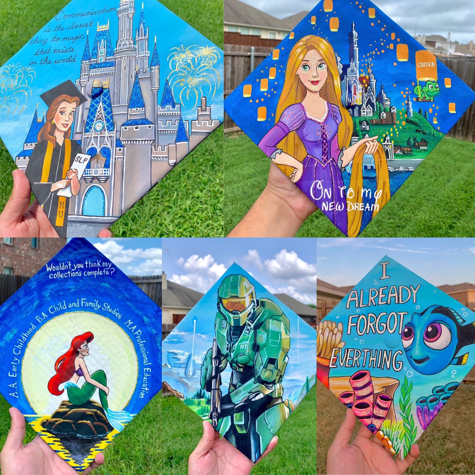 HAND PAINTED Graduation Cap - Etsy