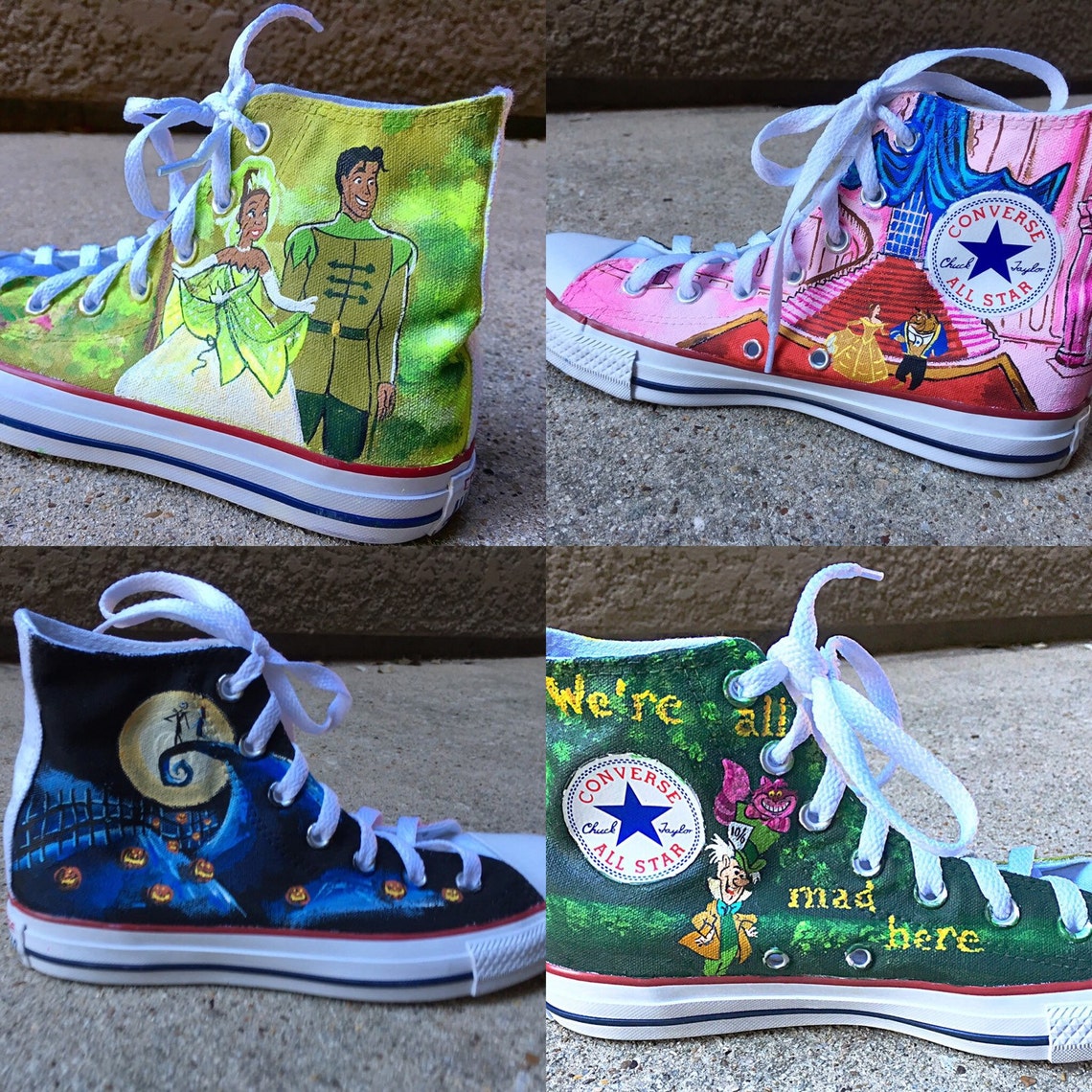 Hand Painted Converse : Your Choice of Characters - Etsy