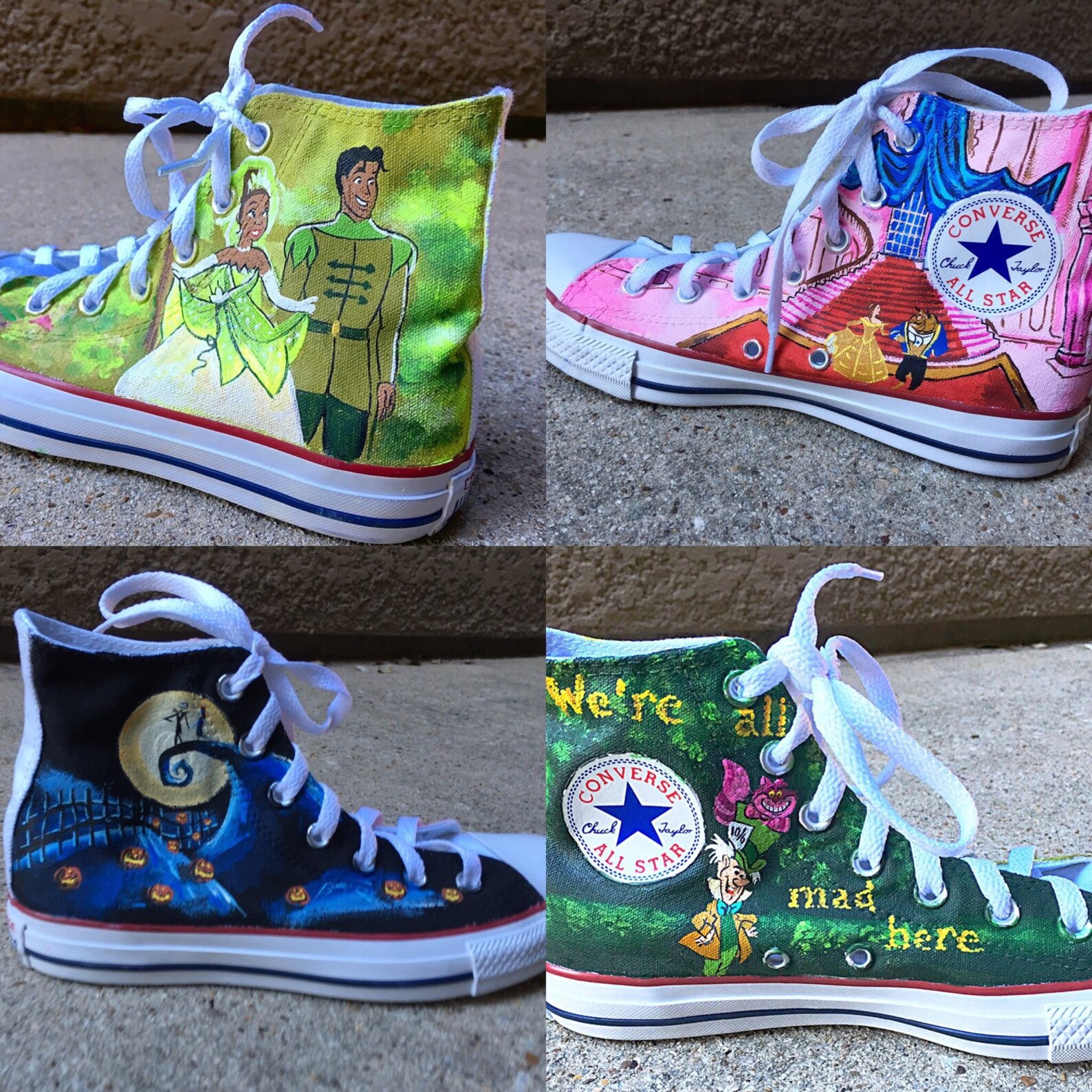 Hand Painted Converse : Your Choice of Characters - Etsy