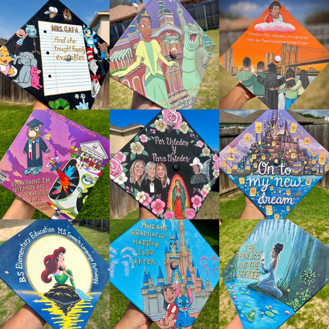 HAND PAINTED Graduation Cap - Etsy