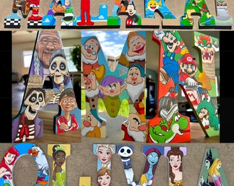 Custom Hand Painted Wall Letters - Etsy